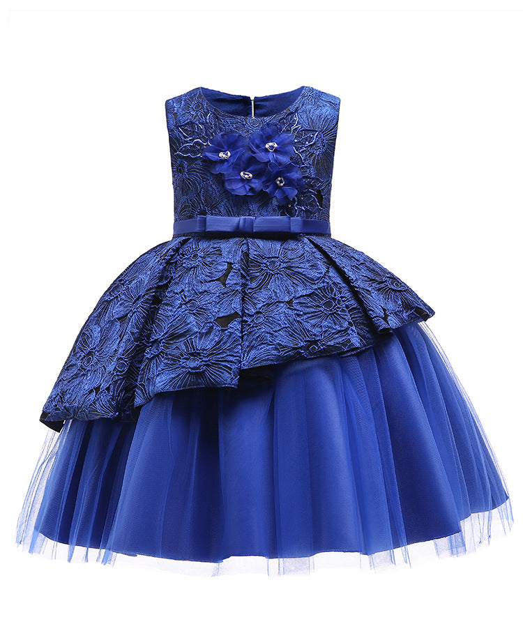 Beatrice Blue (Sold Out) Girls' Dresses – Curtsy & Bows, LLC